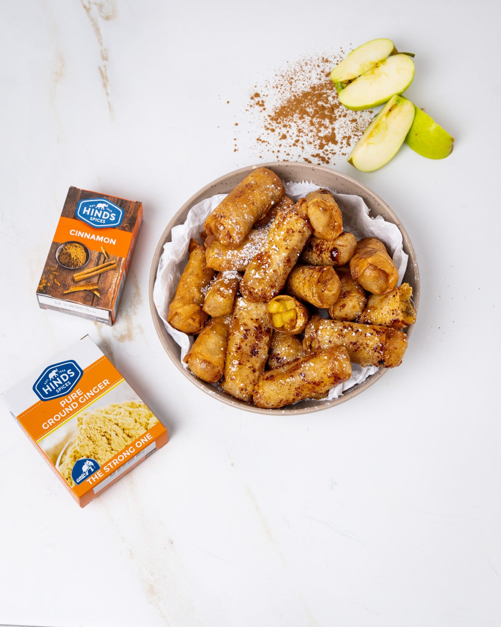 Apple Pie Spring Rolls