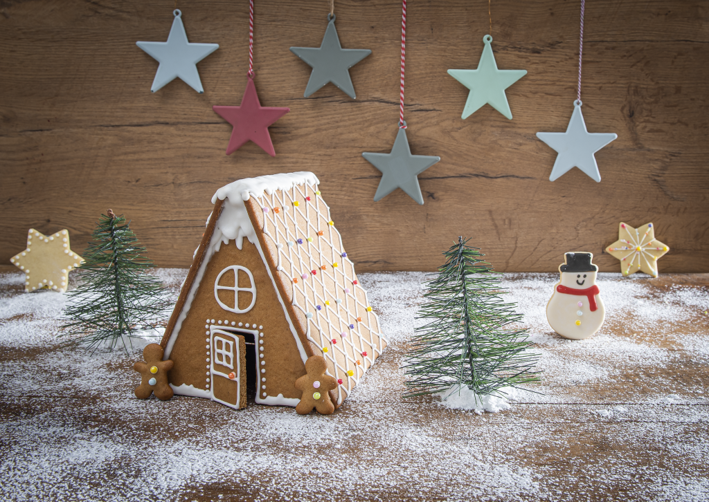 Festive Gingerbread House