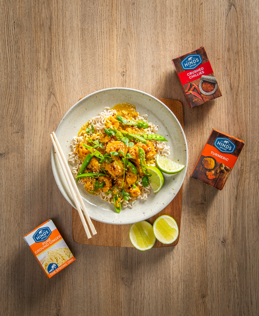 Yellow Prawn Noodle Curry