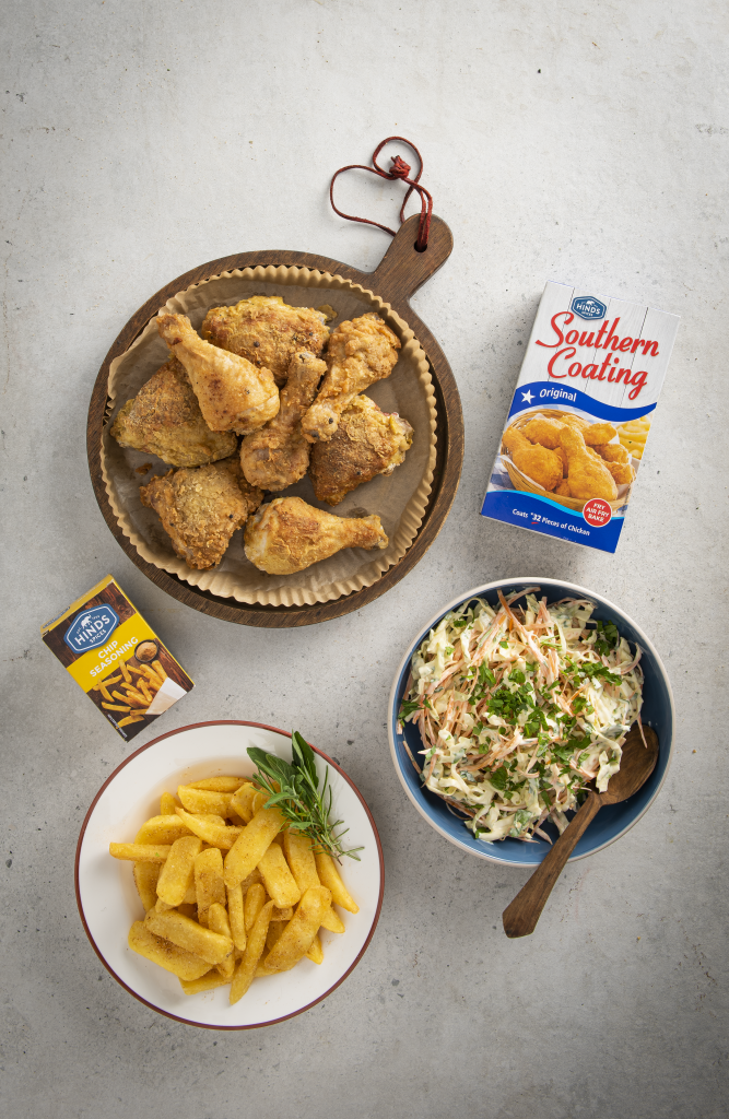 Southern Coating Chicken Pieces, Chips & Coleslaw